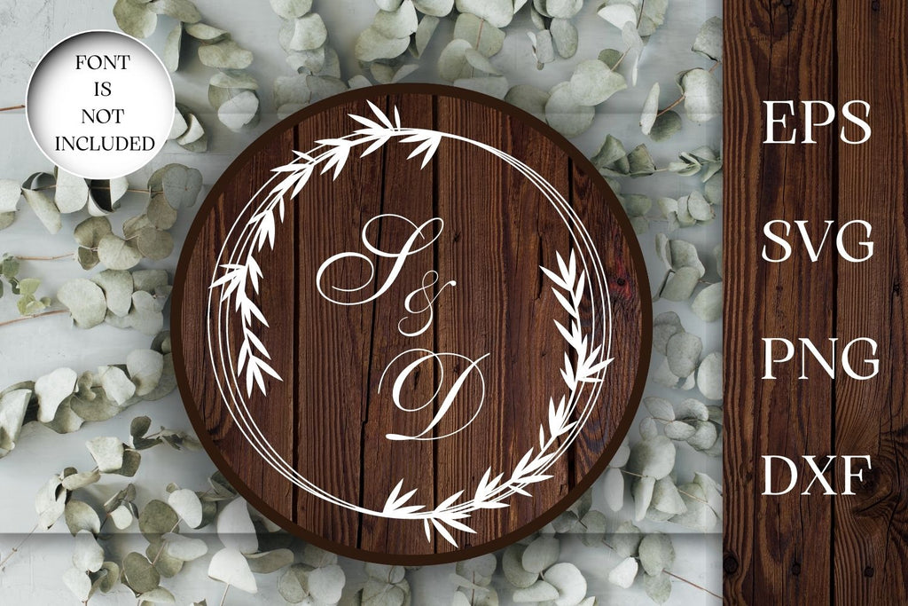 Wedding Monogram Svg Bundle - So Fontsy