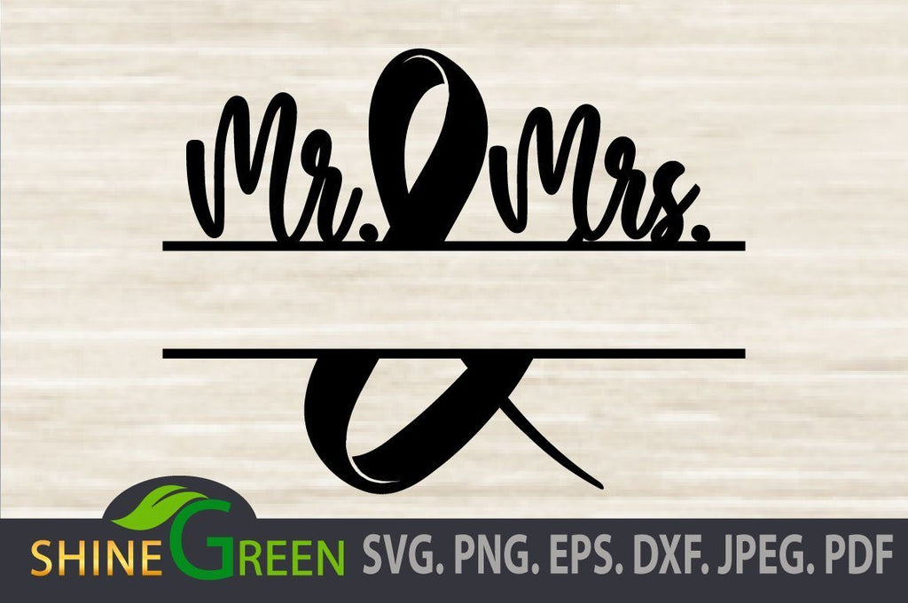 Wedding Monogram SVG DXF EPS PNG - Frame - So Fontsy