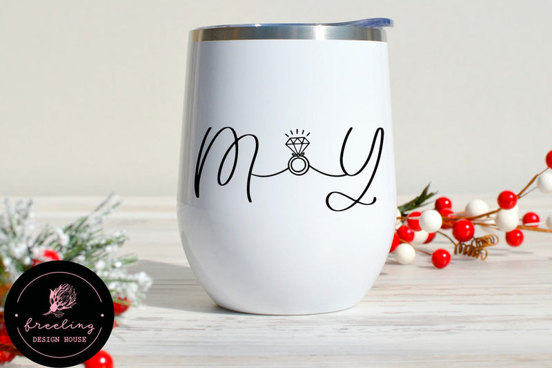 Wedding Ring - Handwritten Script Font - So Fontsy