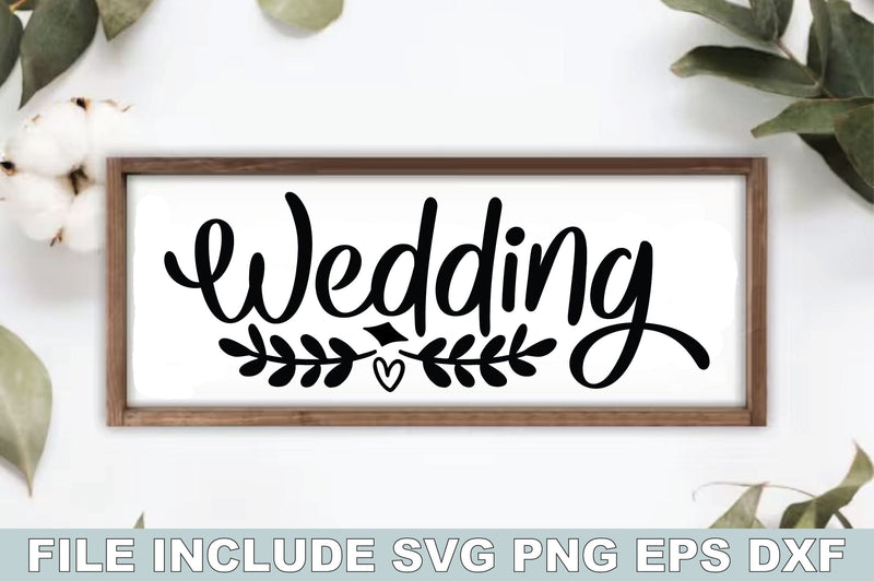 Wedding Sign SVG Bundle - So Fontsy