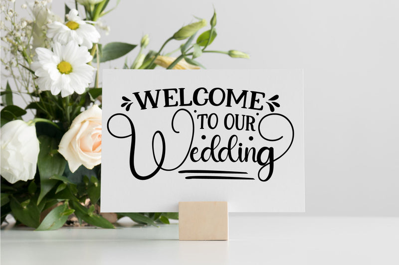 Wedding Sign SVG Bundle - So Fontsy