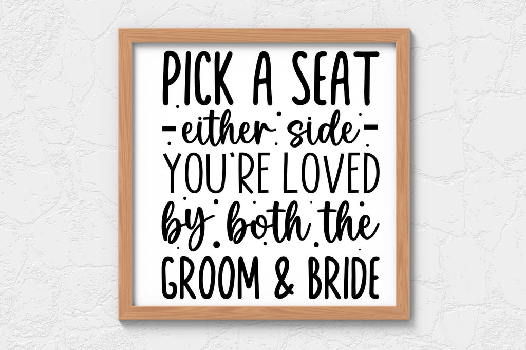 Wedding Signs SVG Bundle - So Fontsy