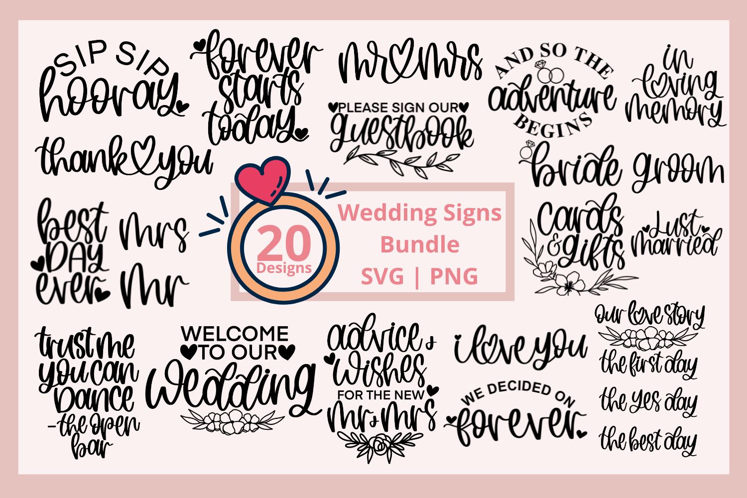 Welcome wedding sign font cricut | Honestweddingadvice.com