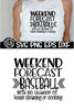 Weekend Forecast - Baseball - SVG PNG DXF EPS - So Fontsy