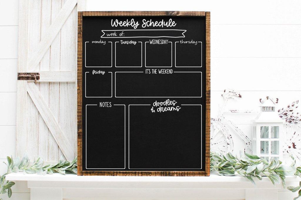 Weekly Calendar SVG - Command Center svg, Calendar svg, Classroom svg ...