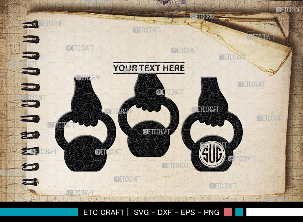 Weight Lifting Man Monogram, Weight Lifting Man Silhouette, Weight ...