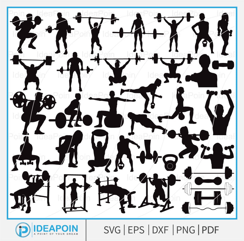 Weight Lifting SVG, Weight Lifting SVG Bundle, Weight Lifting Women SVG ...