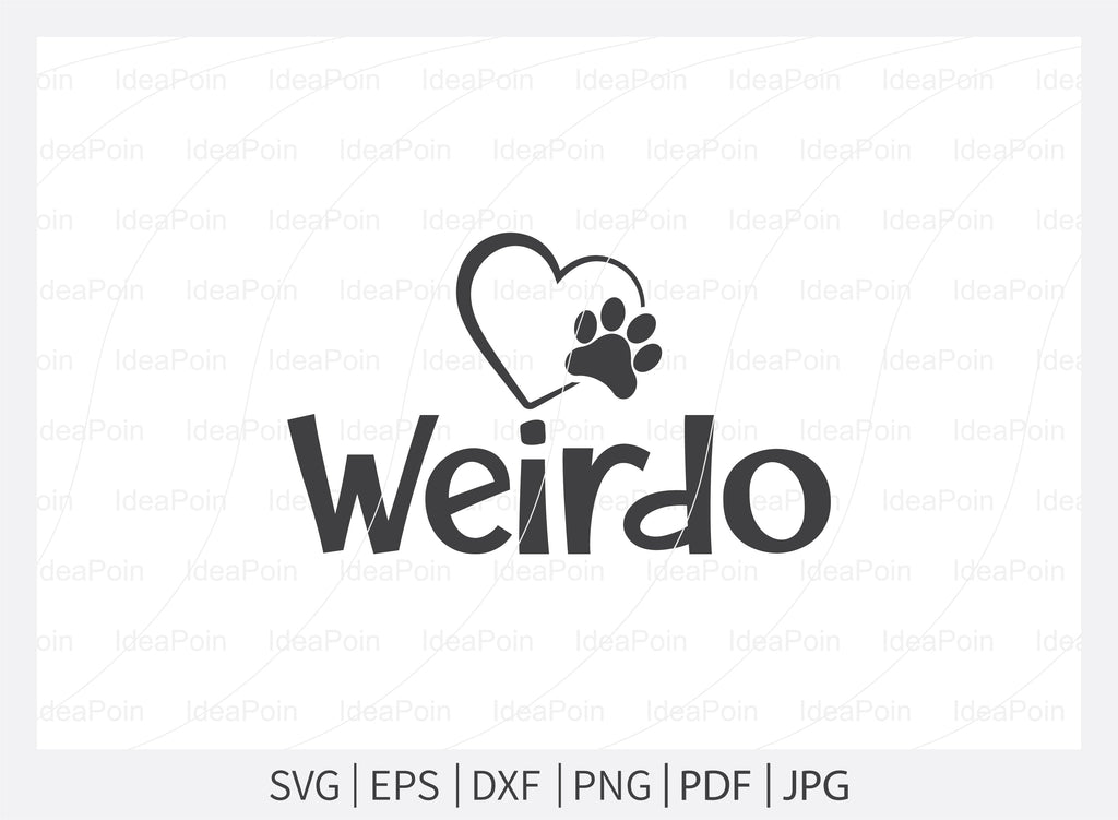 Weirdo svg, Dog Bandana svg, Dogs svg, Dog Shirt svg, Dog Bandana svg ...