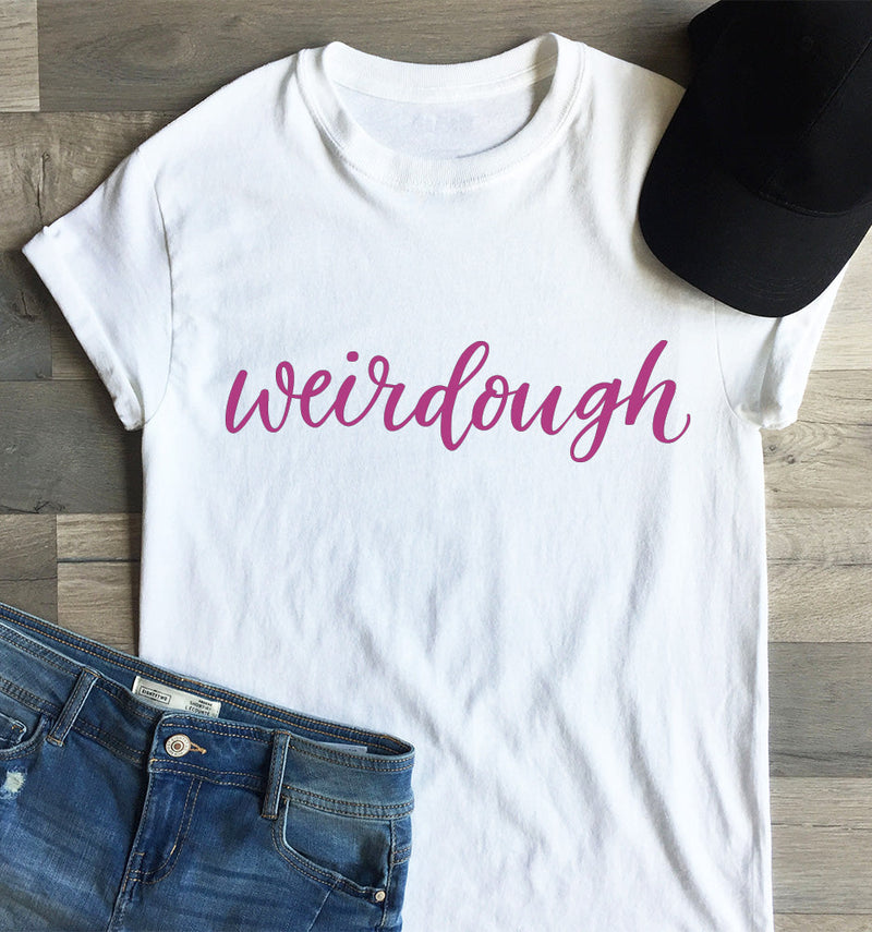 Weirdough Hand Lettered SVG Cut File - So Fontsy