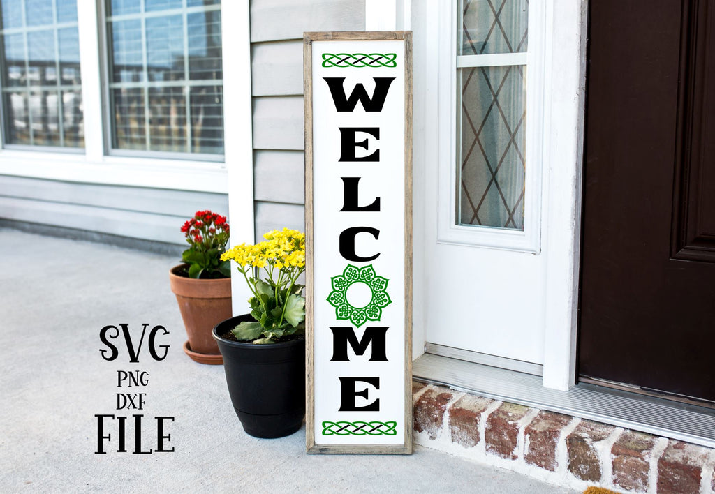 Welcome sign Celtic - So Fontsy