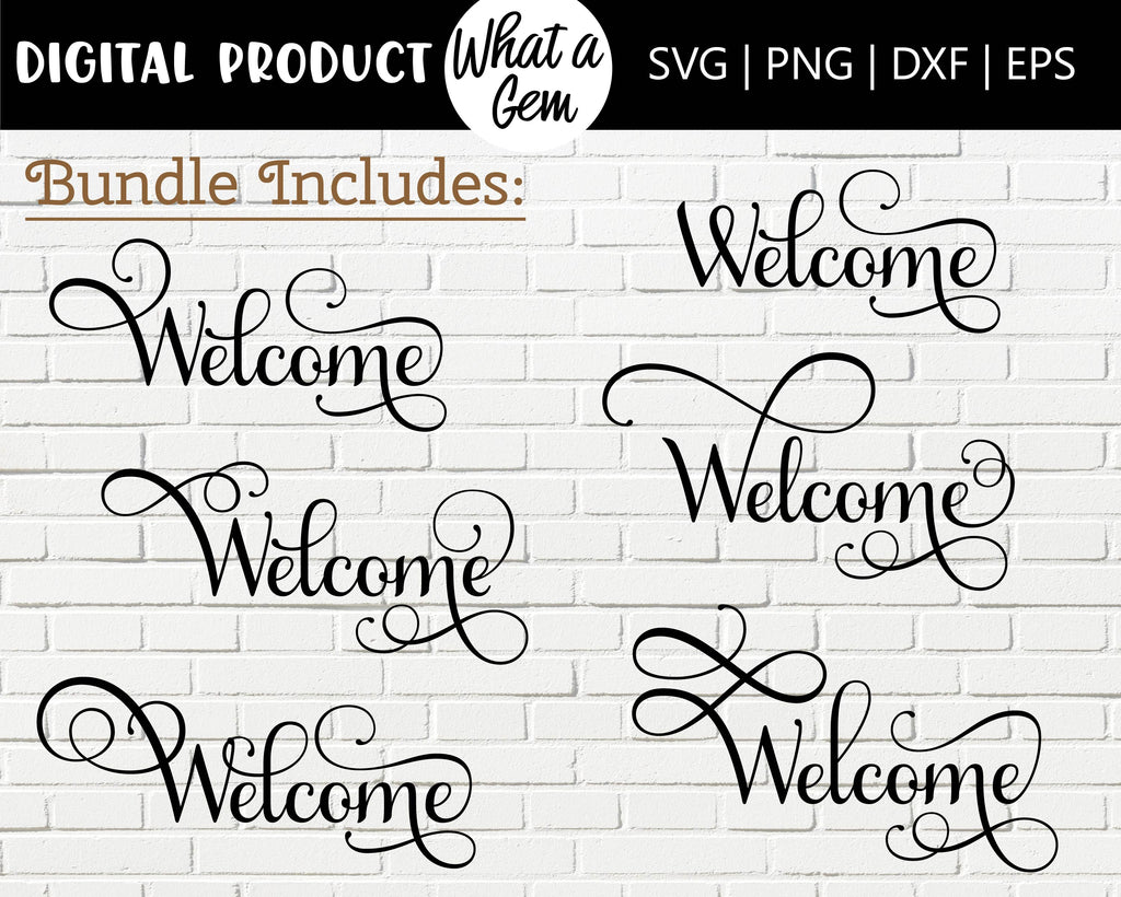 Welcome Sign SVG | Hello Door Hanger SVG | Front Door Decor | Hello Do ...