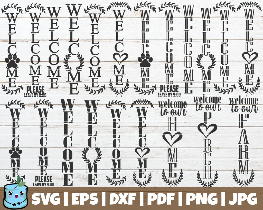 Welcome Signs SVG Bundle - So Fontsy
