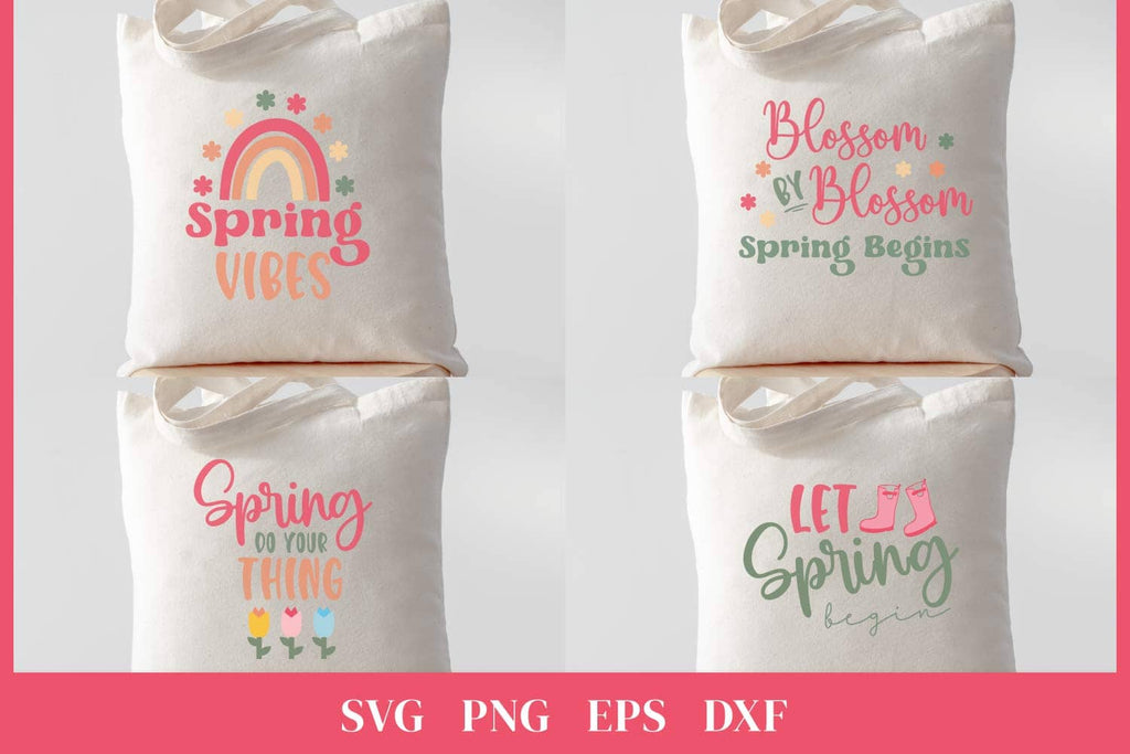 Welcome Spring SVG | Spring SVG Mini Bundle - So Fontsy