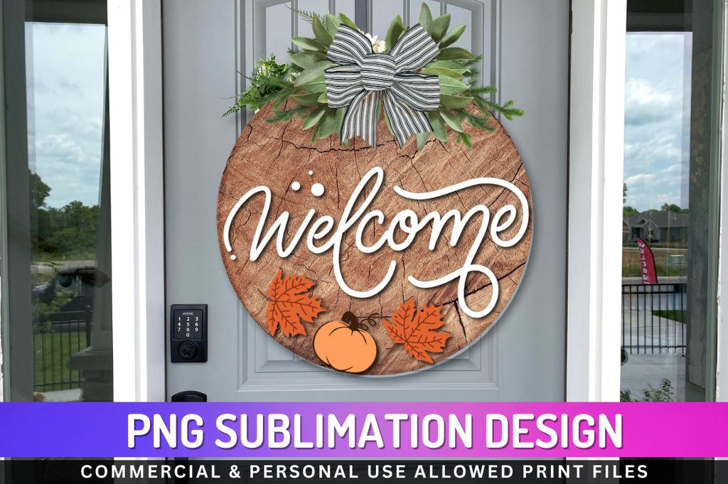 Welcome Sublimation PNG - So Fontsy