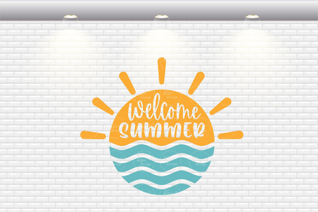 Welcome Summer - SVG, PNG, DXF, EPS - So Fontsy