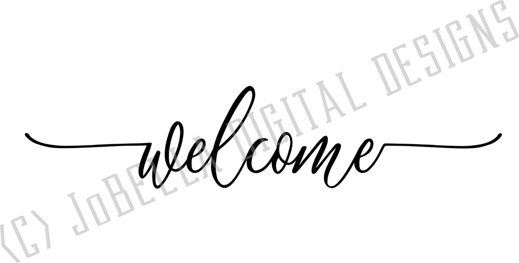 Welcome SVG Cut File and Printable - So Fontsy
