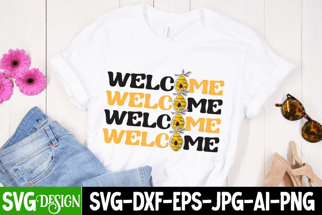 Welcome SVG Cut File, Welcome SVG Design - So Fontsy