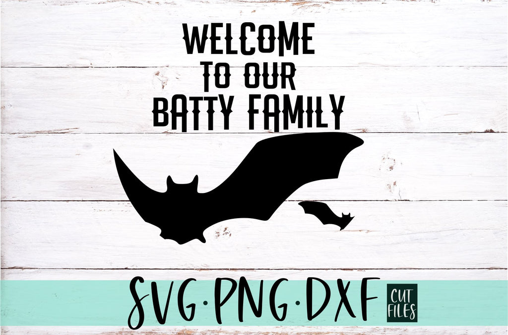 Welcome to our Batty Family SVG | Round Farmhouse Halloween SVG File ...