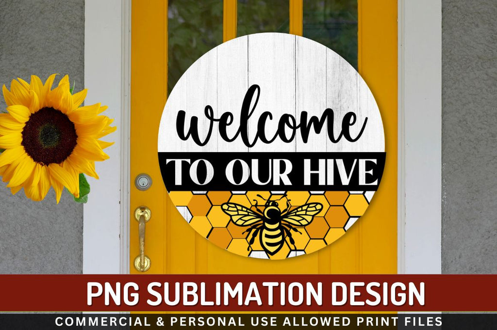 Welcome to our hive Sublimation PNG - So Fontsy
