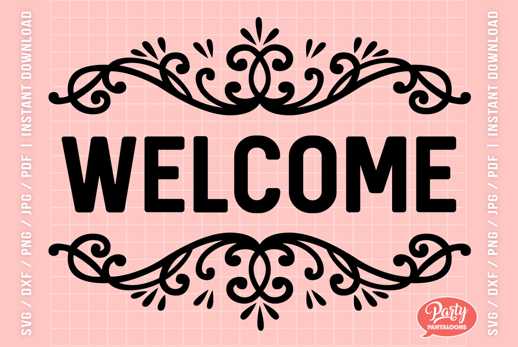 WELCOME | welcome sign SVG - So Fontsy