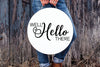 Well Hello There Stencil SVG - So Fontsy