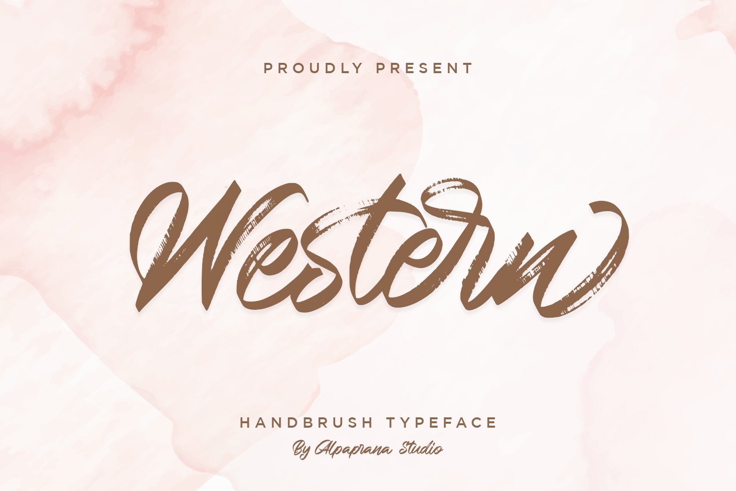 Western - Handbrush Script Font - So Fontsy