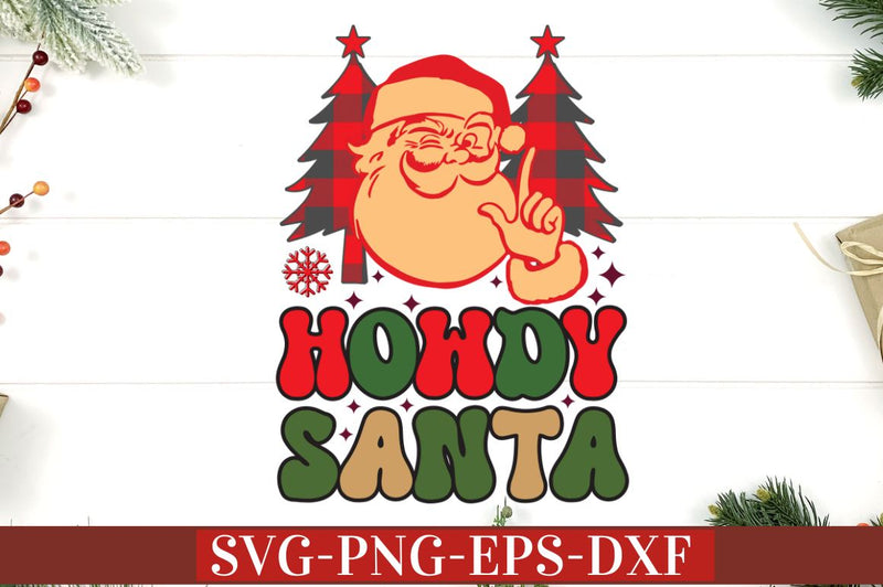 Western Howdy Christmas SVG Bundle - So Fontsy