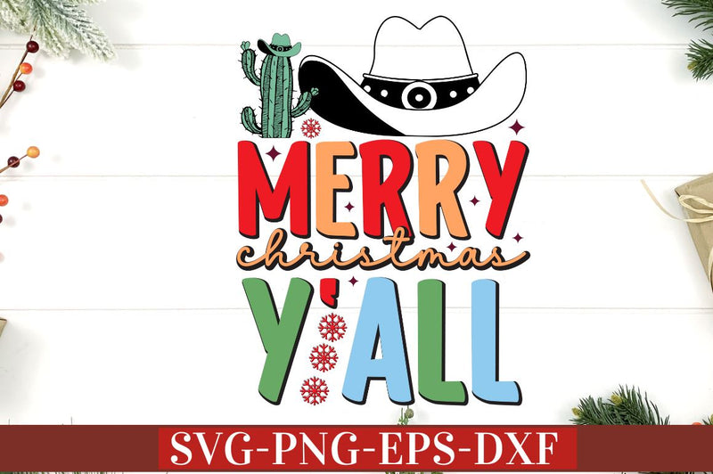 Western Howdy Christmas SVG Bundle - So Fontsy