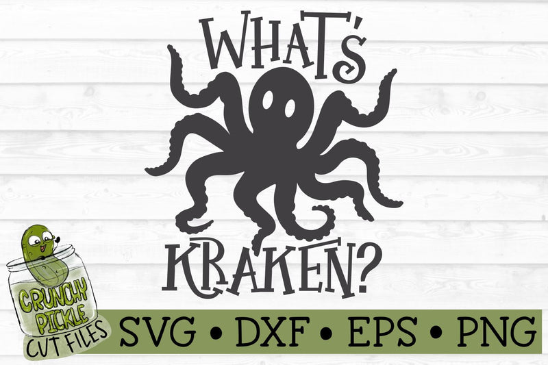 What's Kraken Pirate SVG File - So Fontsy