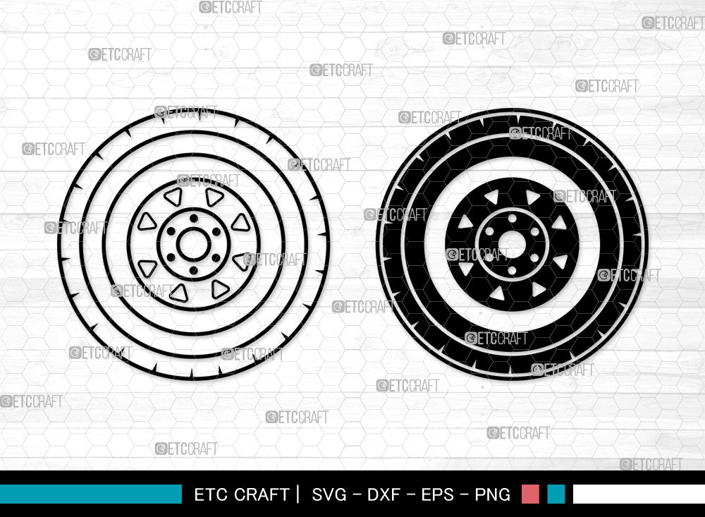Wheel SVG, Car Wheel Svg, Truck Wheel Svg, Wheel Rim Svg, Wagon Wheel ...