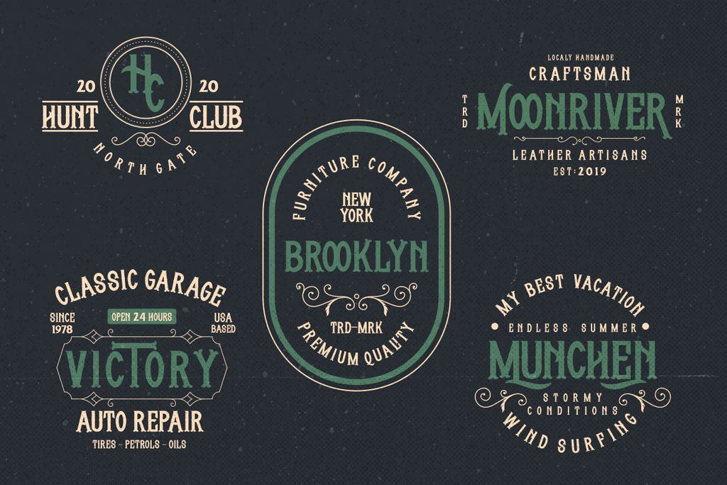 Whisholder Vintage Retro Typeface - So Fontsy