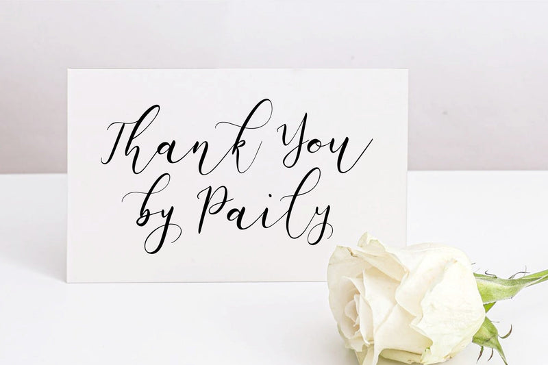 White Carley Modern Calligraphy Font - So Fontsy