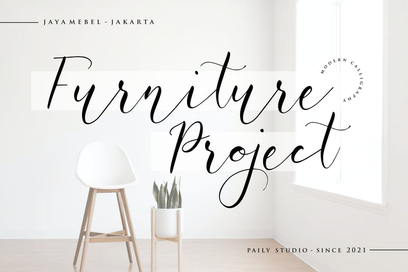 White Carley Modern Calligraphy Font - So Fontsy