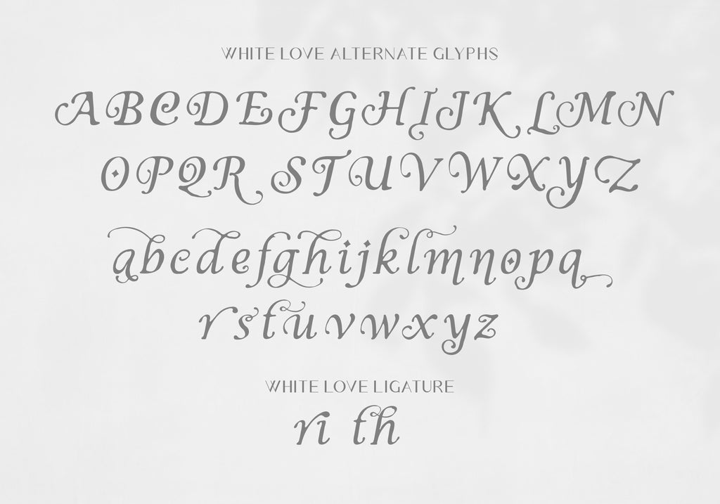 White Love - So Fontsy