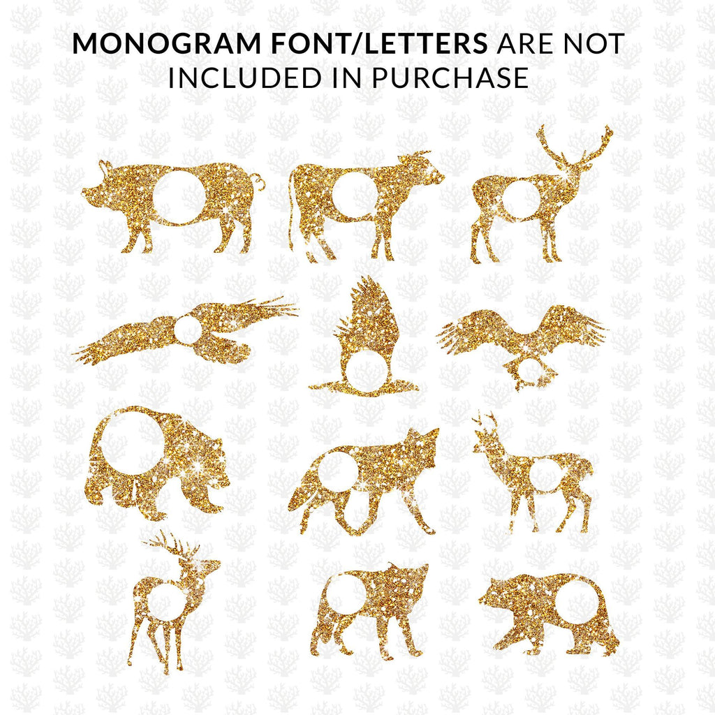 Animal Svg Monogram - So Fontsy