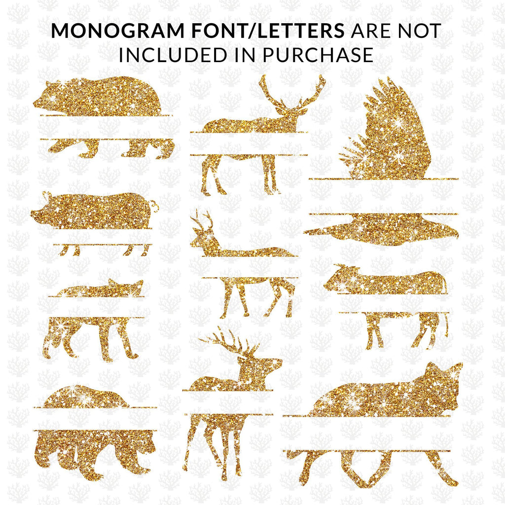 Animal Split Svg Frame - So Fontsy