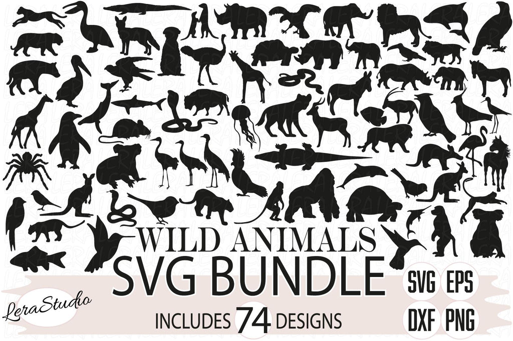 Wild Animals Svg - So Fontsy