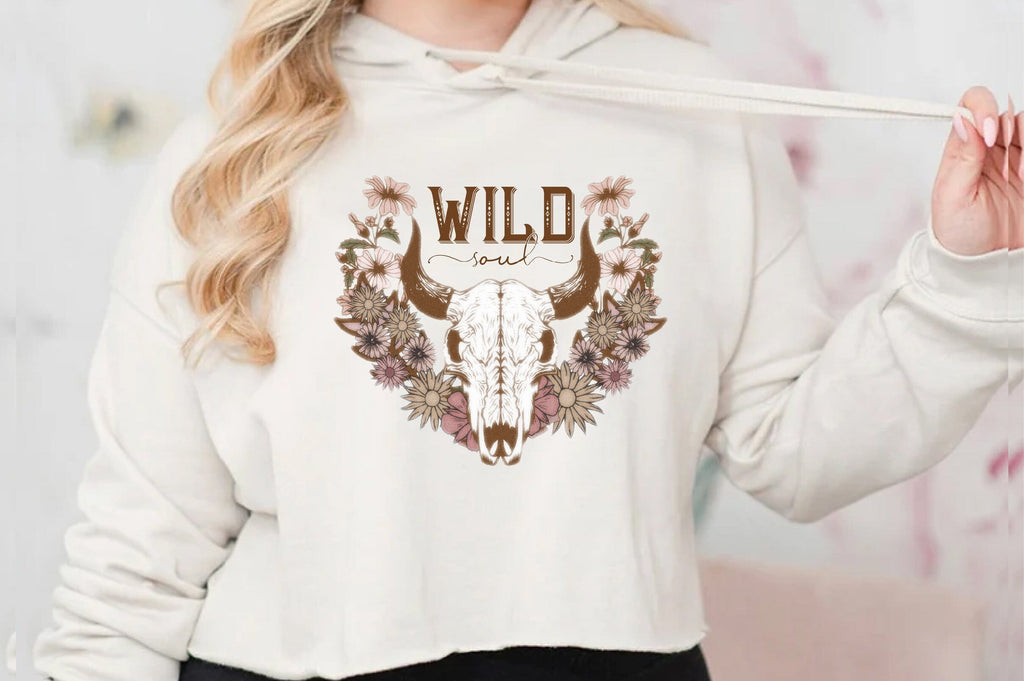 Wild Soul Sublimation Bull Skull Sublimation - So Fontsy