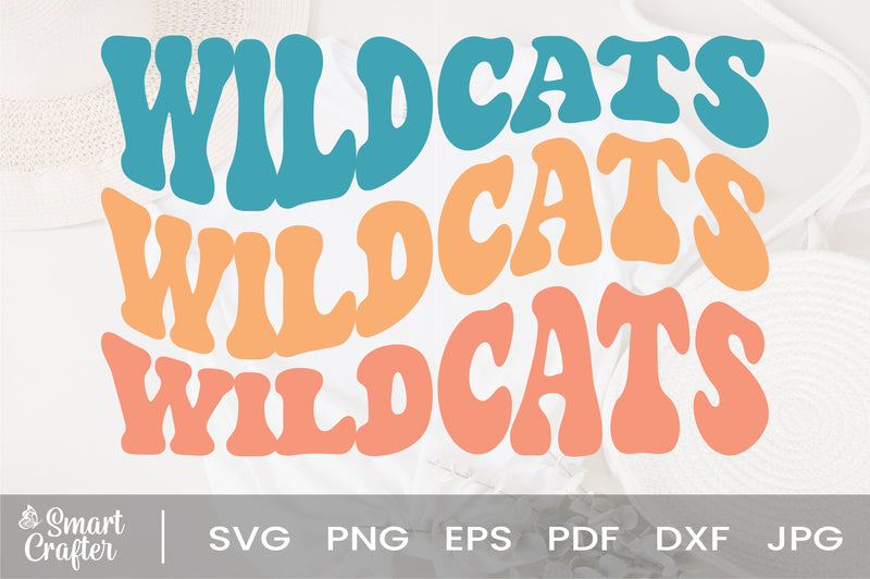 Wildcat SVG, paw print SVG, Little wildcat, elementary school monogram ...