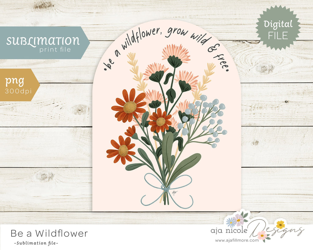 Wildflower Sublimation - So Fontsy