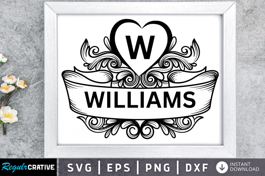 Williams SVG - So Fontsy