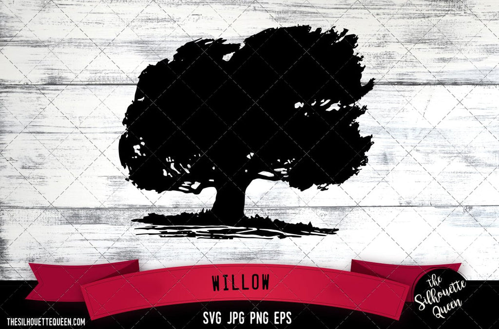 Willow SVG -Vector Art Commercial & Personal Use- Cricut,Silhouette,Ca ...