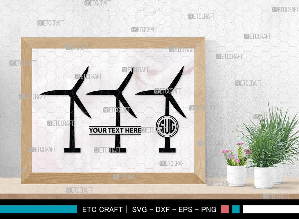 Windmill Electric Monogram, Windmill Electric Silhouette, Windmill ...