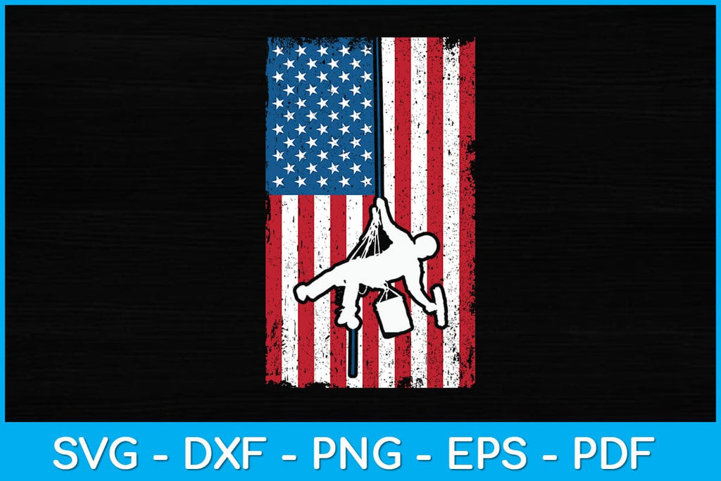 Window Cleaner US Flags Funny Cleaning Svg Design - So Fontsy