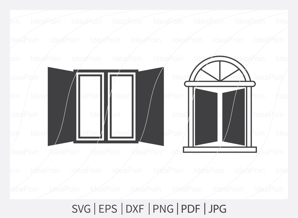 Windows Bundle Svg, Windows svg, Window Frame Png, Casement svg, Window ...