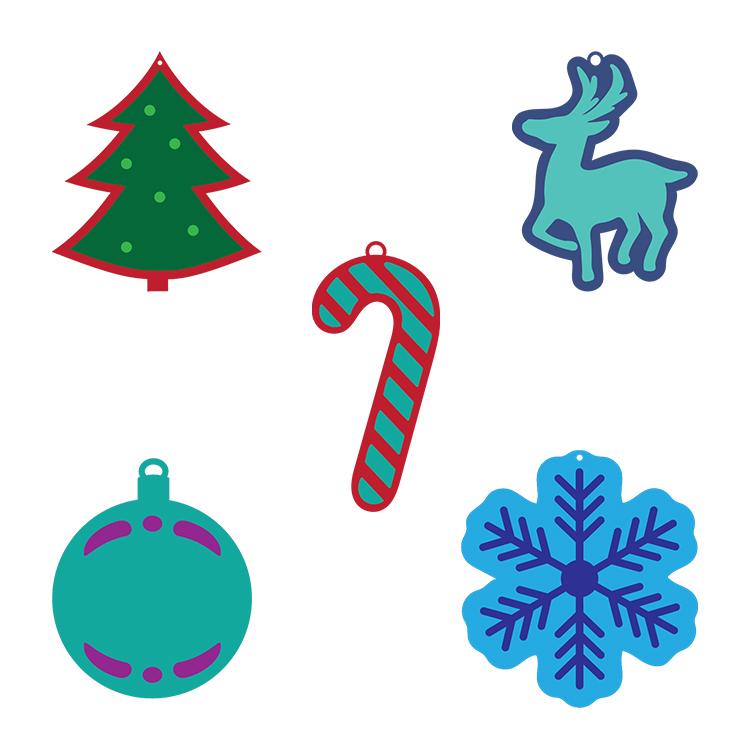 Winter Earring Bundle SVG Design - So Fontsy