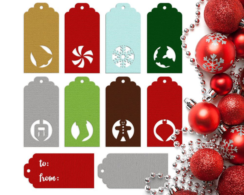 Winter Holiday Gift Tags - So Fontsy
