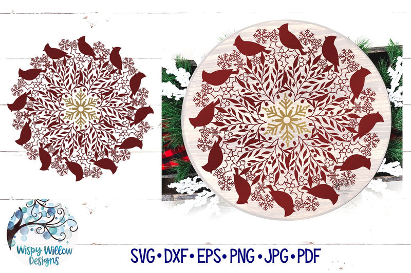 Winter Mandala SVG Bundle | Christmas Mandalas - So Fontsy