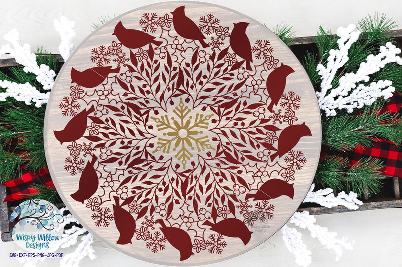 Winter Mandala SVG Bundle | Christmas Mandalas - So Fontsy