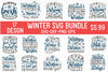 Winter SVG Bundle | Cold Hands Warm Heart Svg | Winter Kisses Snowflake ...